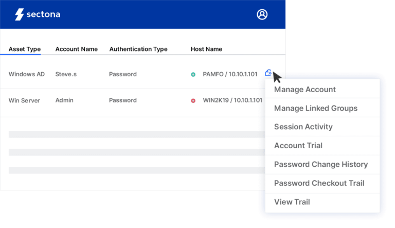 Password & SSH Key Management - Sectona
